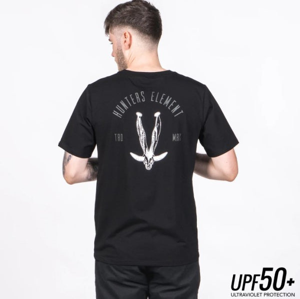 Hunters Element Tusk Jaw Tee (Black) – Sports Hut